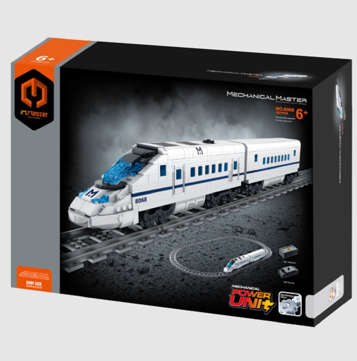 Конструктор iM.Master 8068 Скоростной поезд CRH Harmony CRH5A 587 деталей