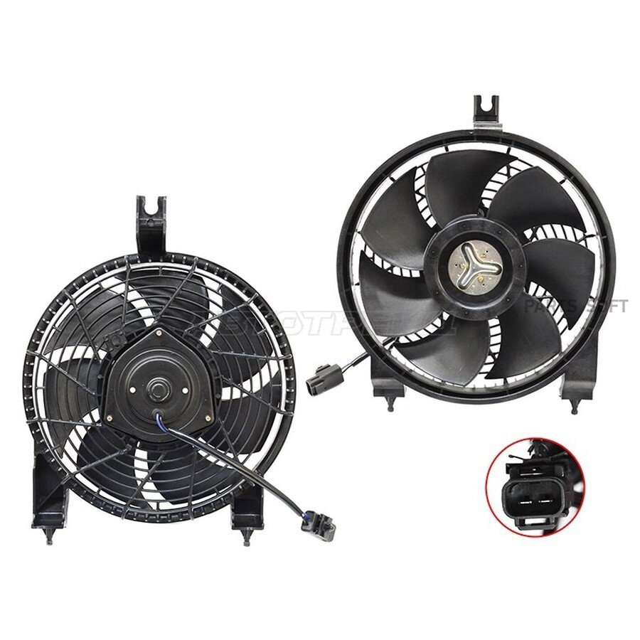 Диффузор Toyota Land Cruiser (J200) 07-21 / Lexus LX 07-23 SAT ST-59-0037 | цена за 1 шт