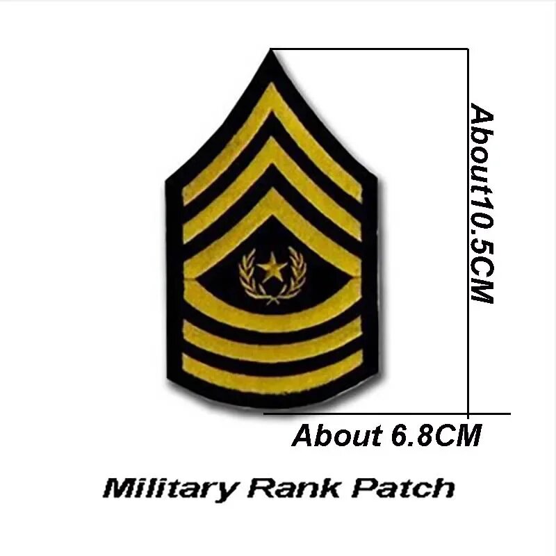 Тактическая нашивка Military Rank Patch, цвет 05