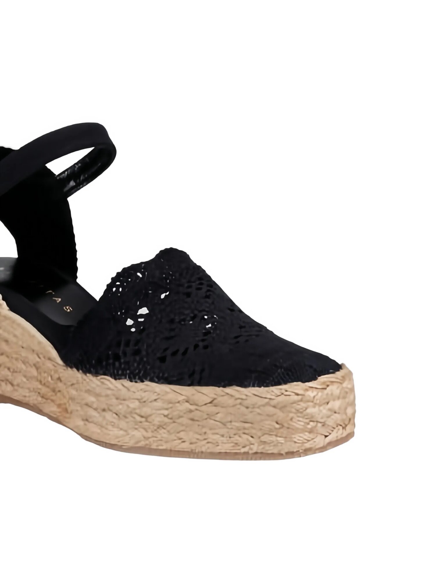 Эспадрильи Paloma Barcelo Black heeled espadrilles, размер 40, черный — фото 1