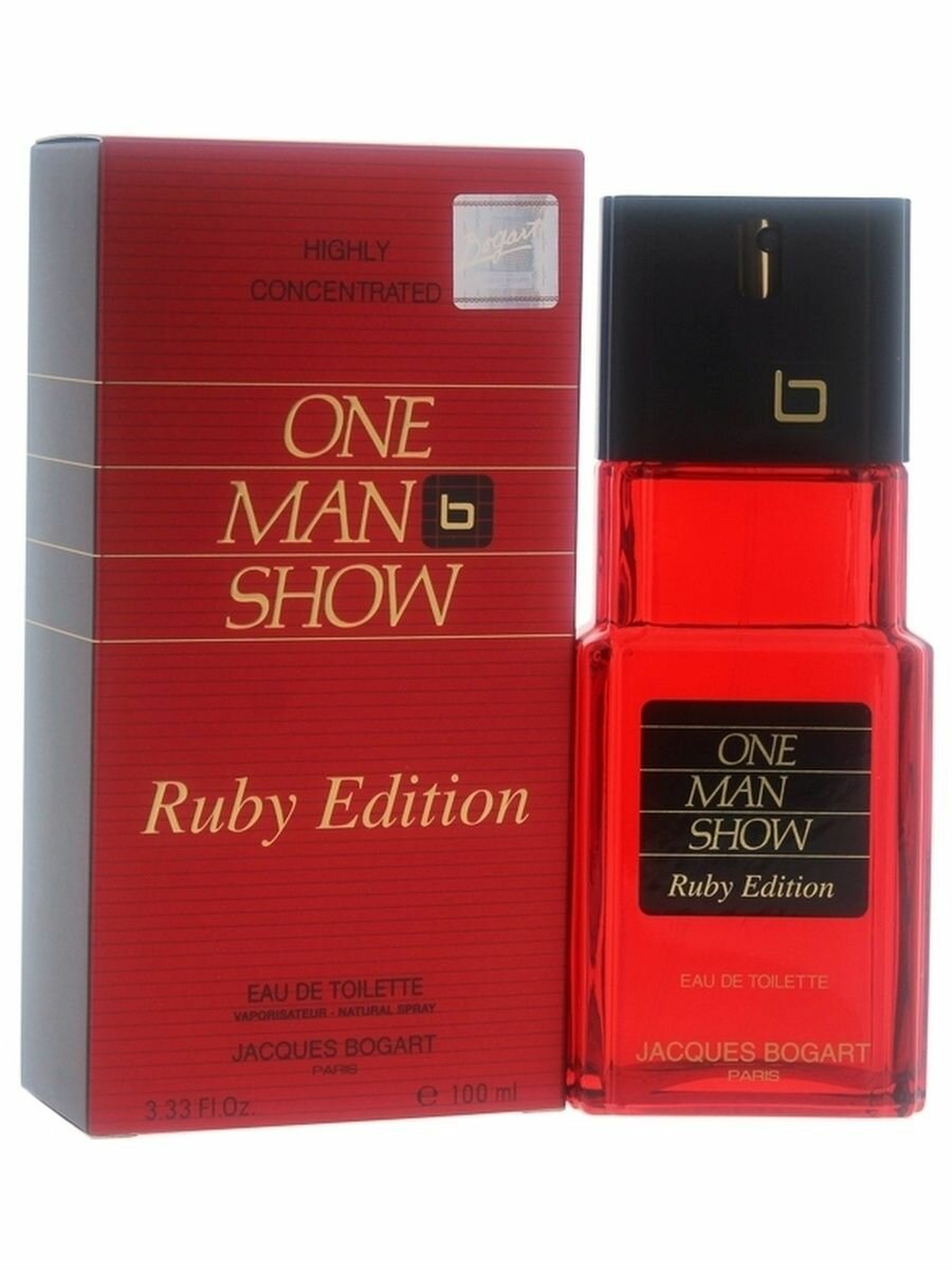 Jacques Bogart JACQUES BOGART PARIS One Man Show Ruby Edition EDT 100 ml -Туалетная вода 100 мл