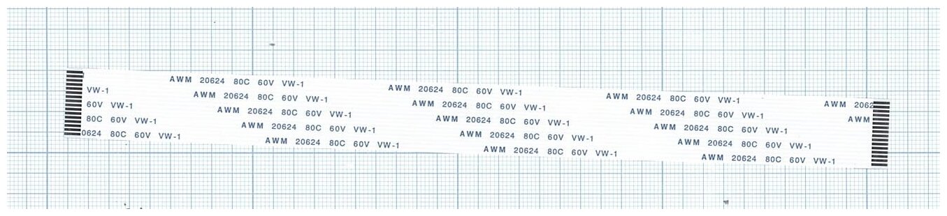 Шлейф универсальный 16pin, шаг 1мм, длина 20см
