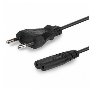 Кабель питания для ноутбуков, аудио техники Cablexpert (PC-184-VDE-0.5M) 0,5м, 2200Вт/10A (восьмерка)
