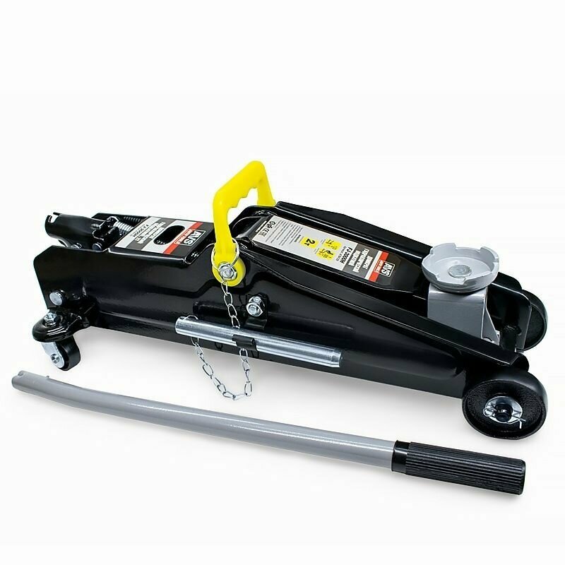 Домкрат подкатной AVS 2 тонны 133-385мм. с фиксатором