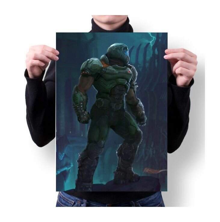 Плакат А1 Принт "Дум Doom" - 10