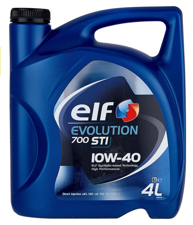 Моторное масло полусинтетическое ELF Evolution 700 STI 10W-40, 4 литра канистра