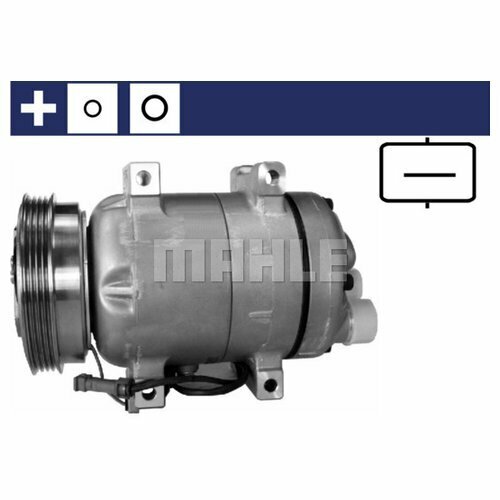 Компрессор кондиционера Knecht/Mahle ACP53000S для Audi A4, A6, Cabriolet; VW Passat