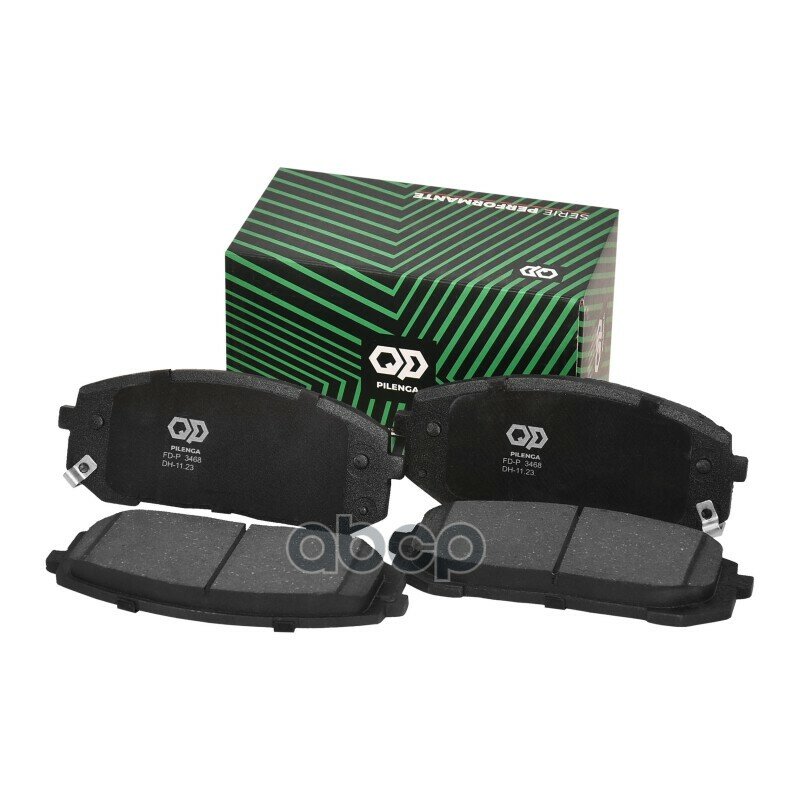 Колодки тормозные дисковые передние HYUNDAI/KIA ELANTRA, SPECTRA FD-P3468 PILENGA арт. FD-P3468