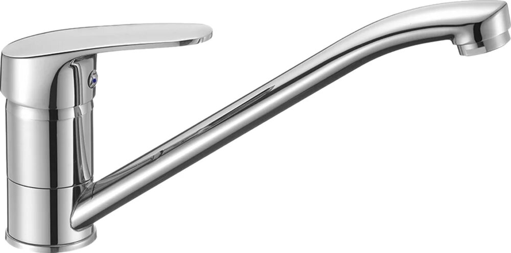 Смеситель для кухни Milardo Meal M06SB00M05 с поворотным изливом, хром, глянцевый, однорычажный, латунный, с керамическим картриджем