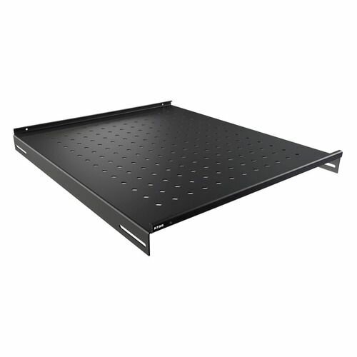 Полка стац. NTSS (NTSS-FS-H-800-BL) 1U 100кг. 19" 550мм черный (упак:1шт)