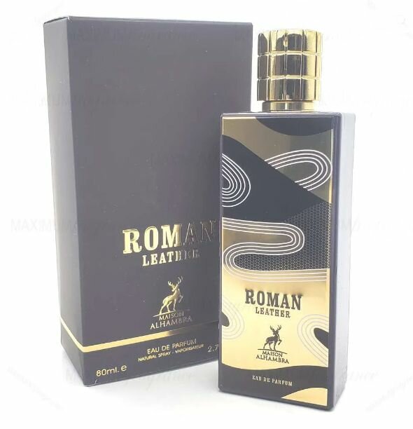 Парфюмерная вода Al Hambra ROMAN LEATHER 80ml (аромат Italian Leather) для мужчин