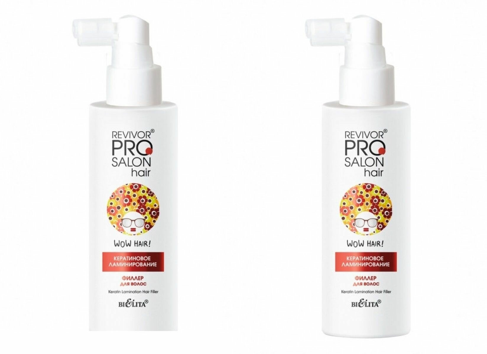 Белита Филлер для волос Revivor PRO Salon Hair Кератиновое ламинирование, 150 мл, 2 шт