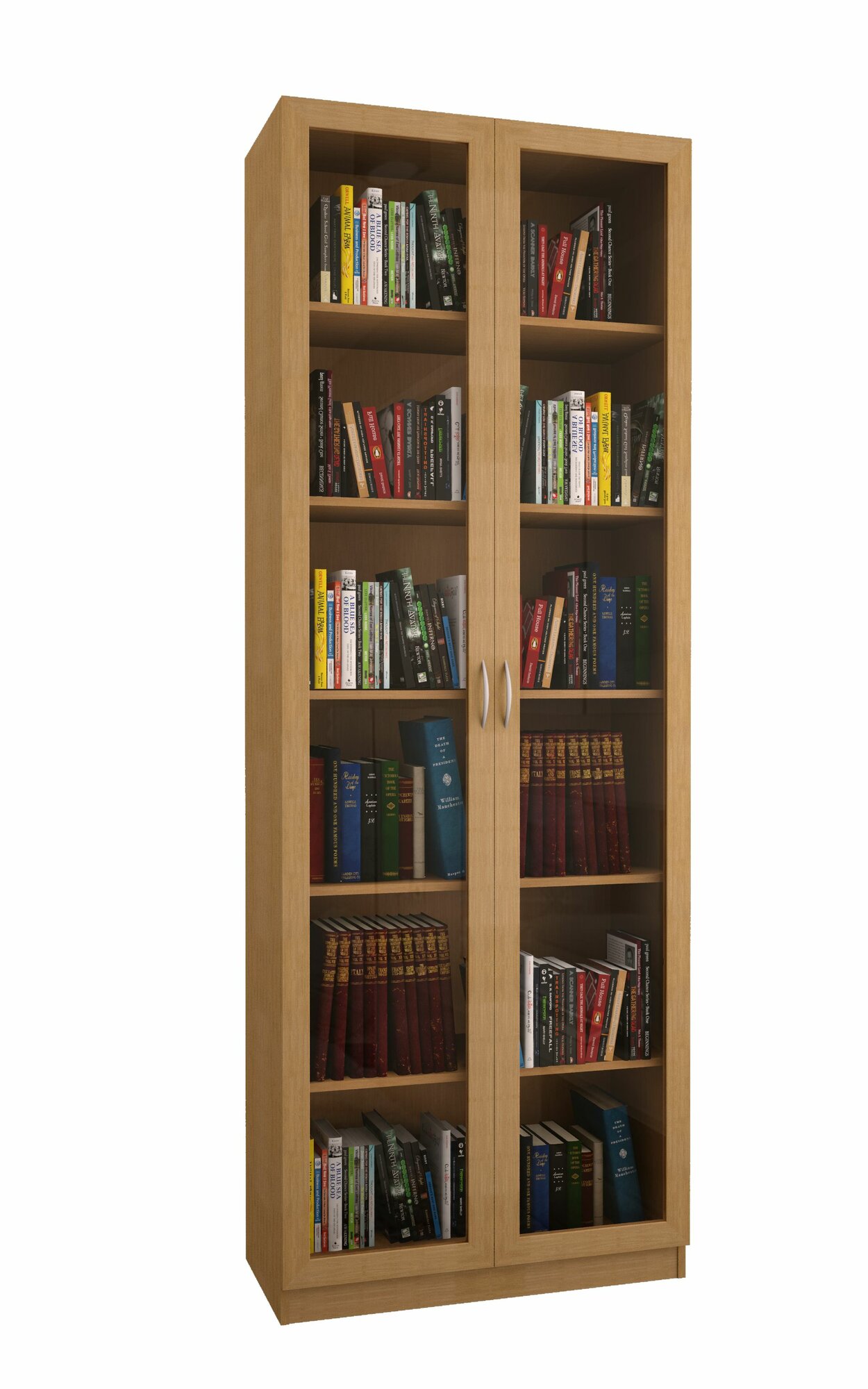 Книжный шкаф "Библиограф 2.1" 80х200х40, бук