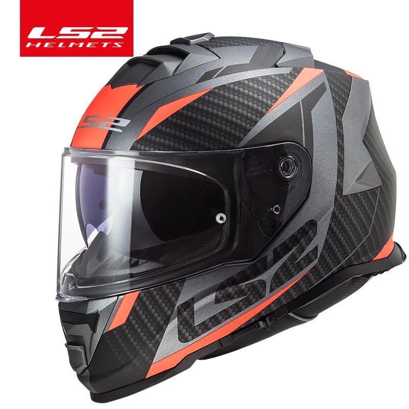 Мотоциклетный шлем LS2 FF800, ls2 STORM, полнолицевой шлем kaciga casco, мотоциклетный шлем с противотуманной системой