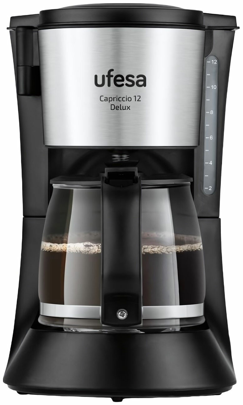 Кофеварка Ufesa CG7125 Capriccio 12 DelUX, черный (71605329)