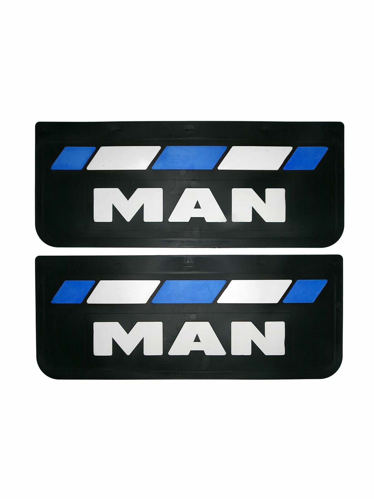 Брызговики резиновые на грузовой автомобиль MAN (660х270мм) LUX PRO (2 штуки) Сделано в России. (26329)