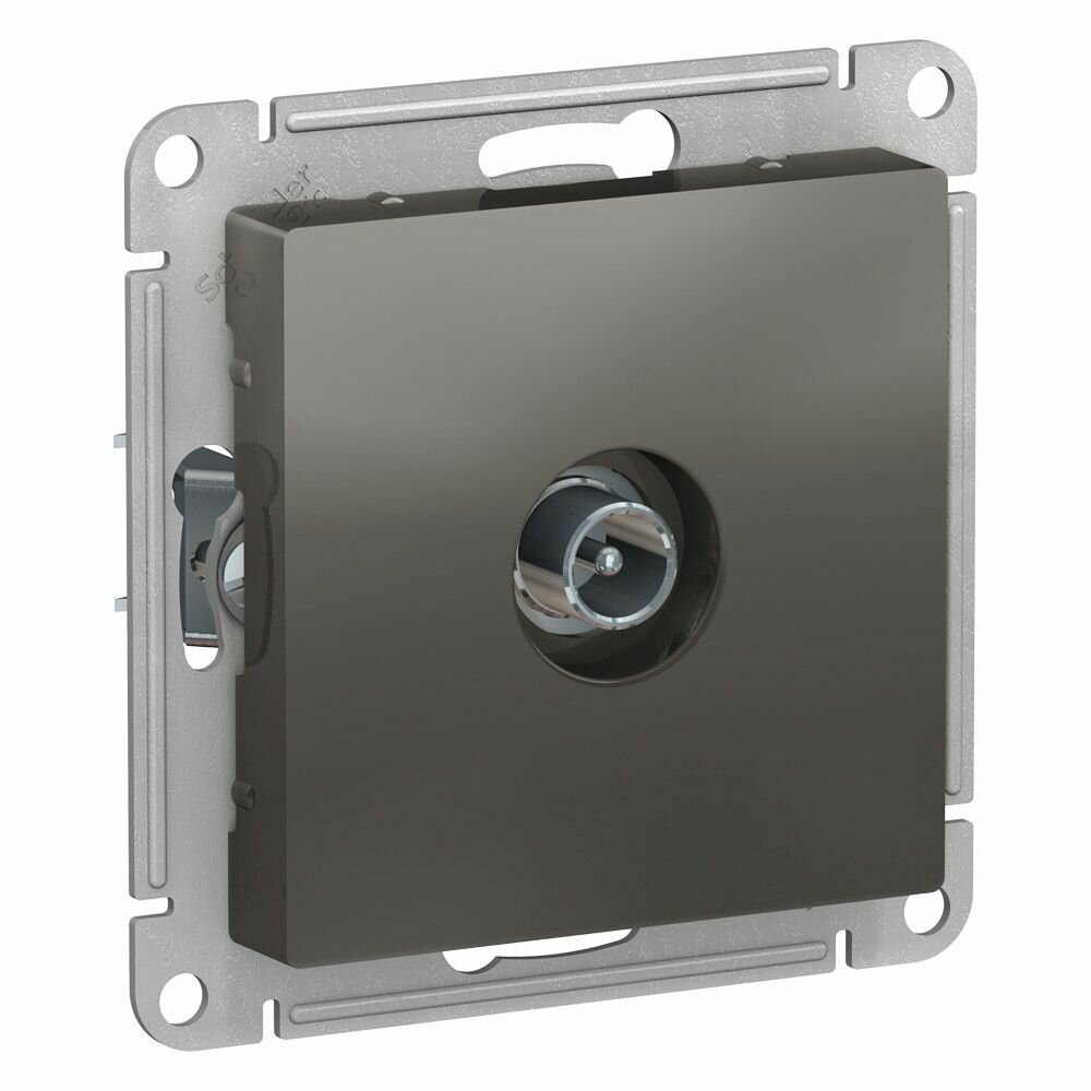 Телевизионная розетка Systeme Electric ATN000991, оконечная, IP20, сталь