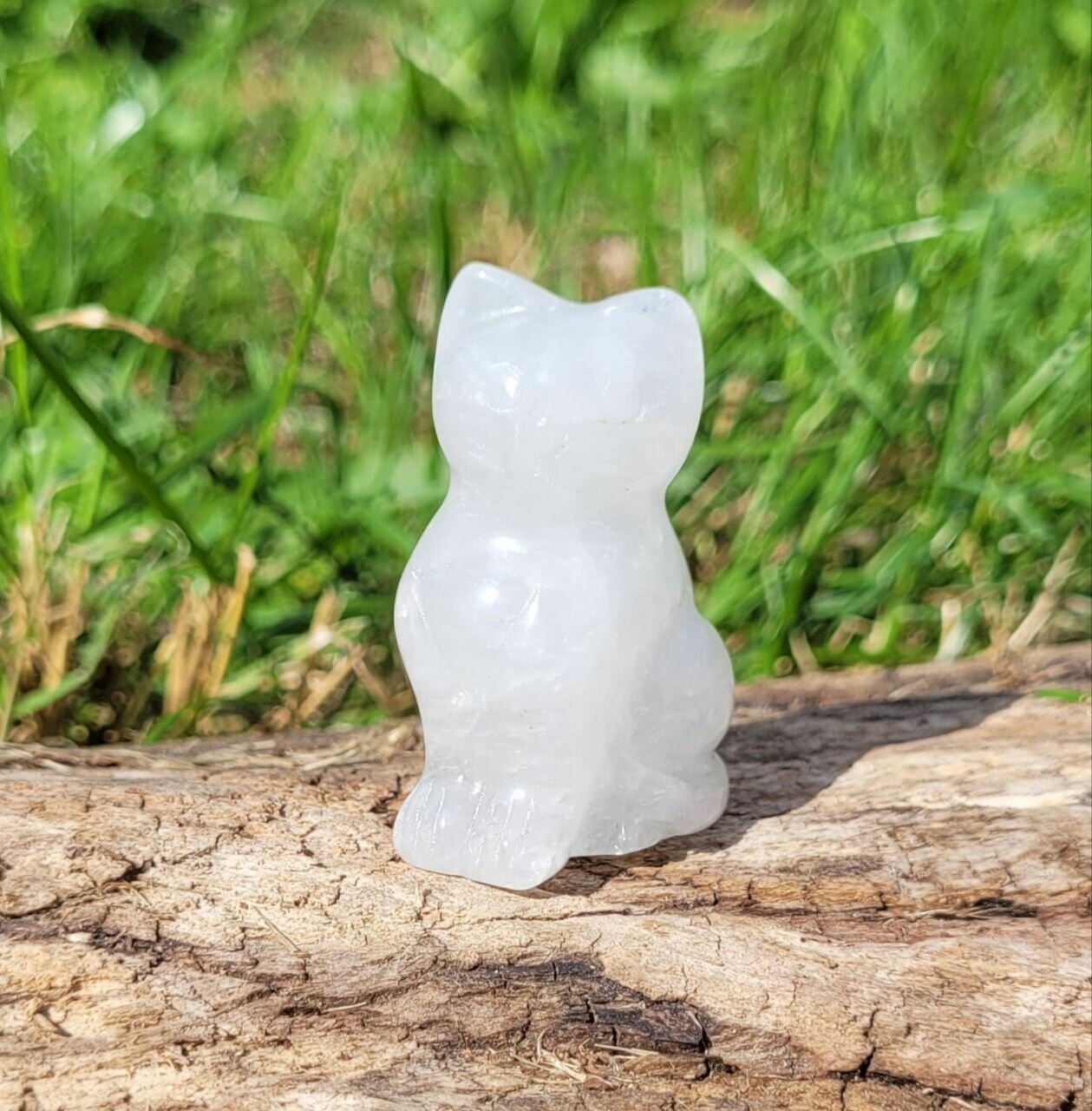 Статуэтка кота из кварца 48г