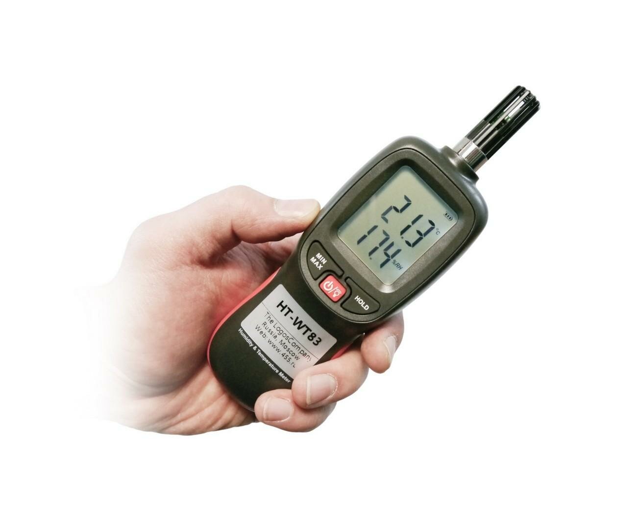 Измеритель влажности, температуры, точки росы и микроклимата - термогигрометр HT-WT83 (4,5V) (W4521RU) для измерения 4 параметров