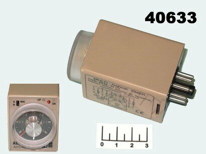 Реле ~220V AH3-NE 3мин-30час