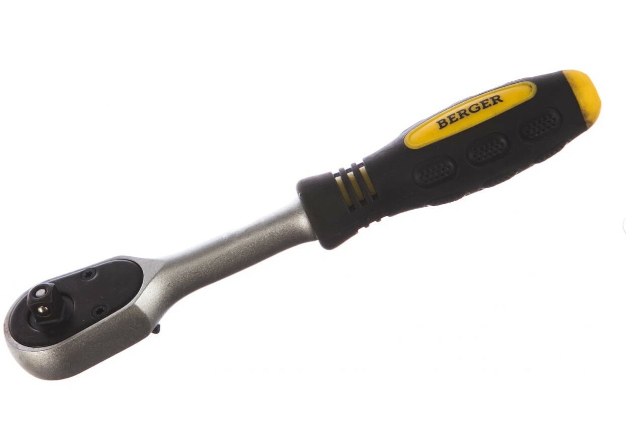 Вороток BERGER реверсивный трещотка 1/4” BG2293