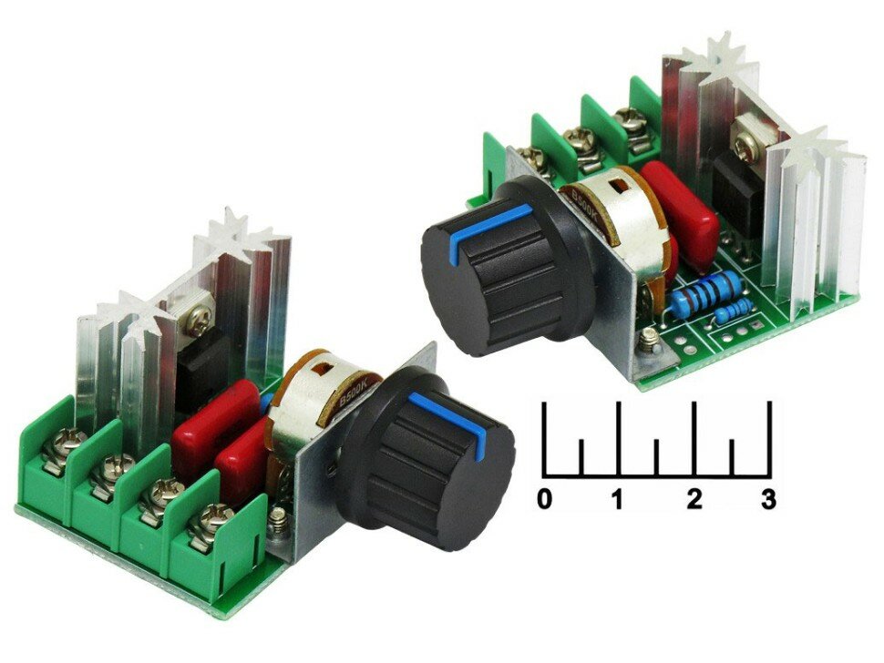 Выключатель-регулятор (диммер) 220V 2000W с выключением