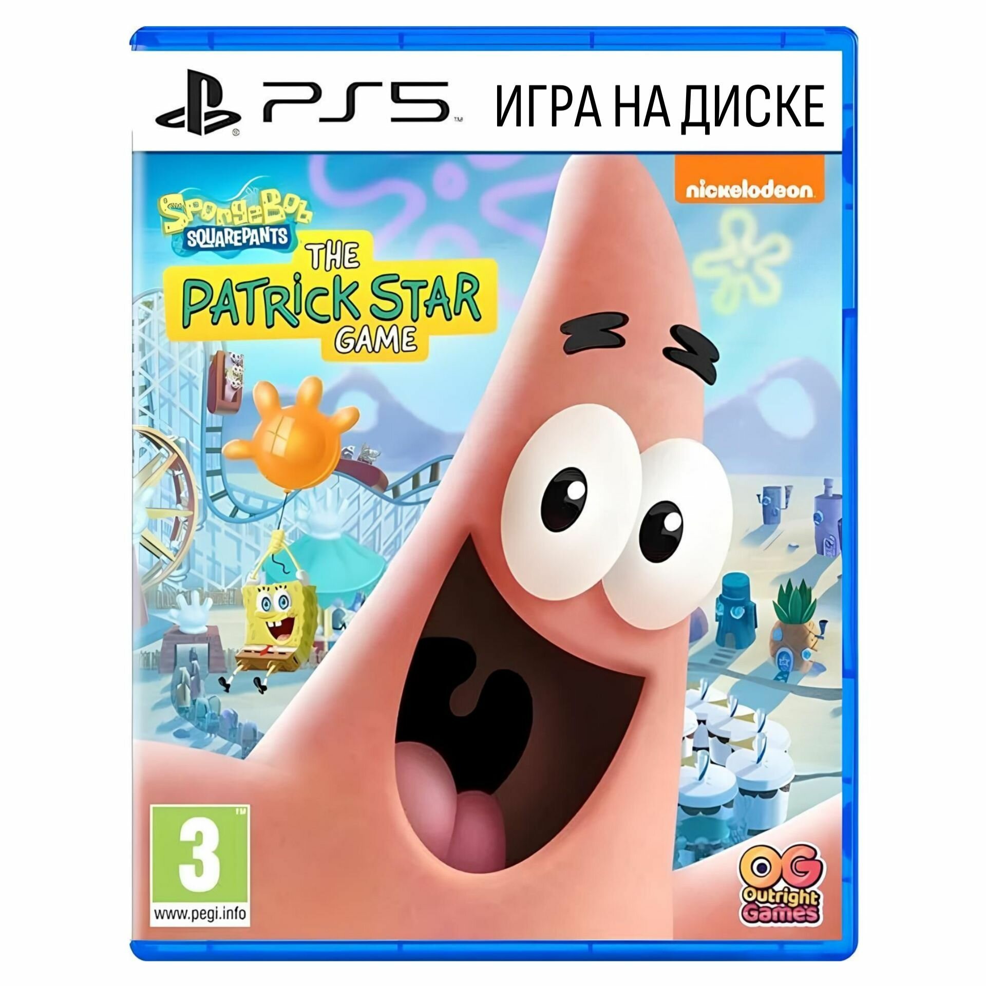Игра SpongeBob SquarePants: The Patrick Star Game PS5 (PlayStation 5, Английская версия)