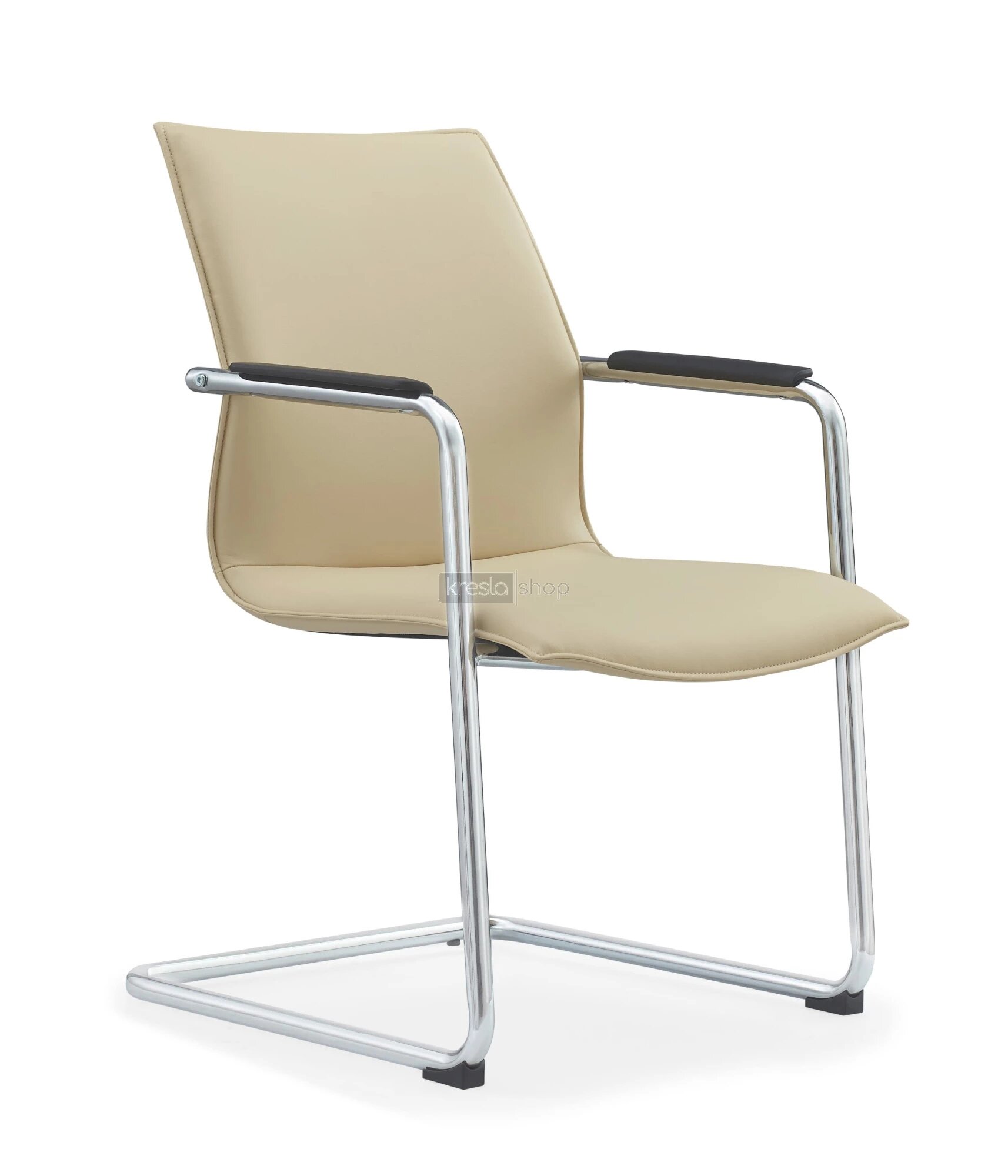 Конференц-кресло Riva Design Balance C2413 бежевая премиум экокожа