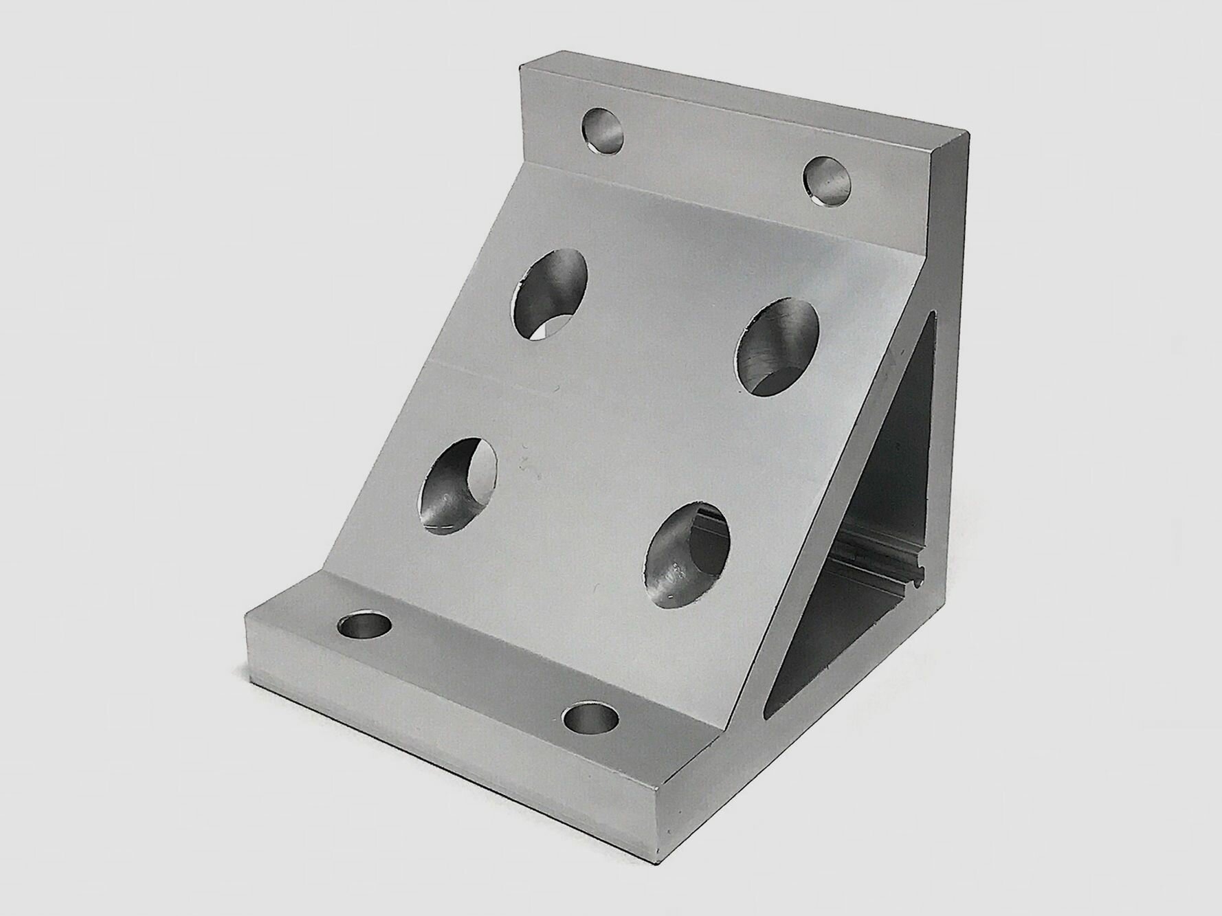 Угловой алюминиевый соединитель 100х100х100, паз 10, T43 / 1 шт / соберизавод