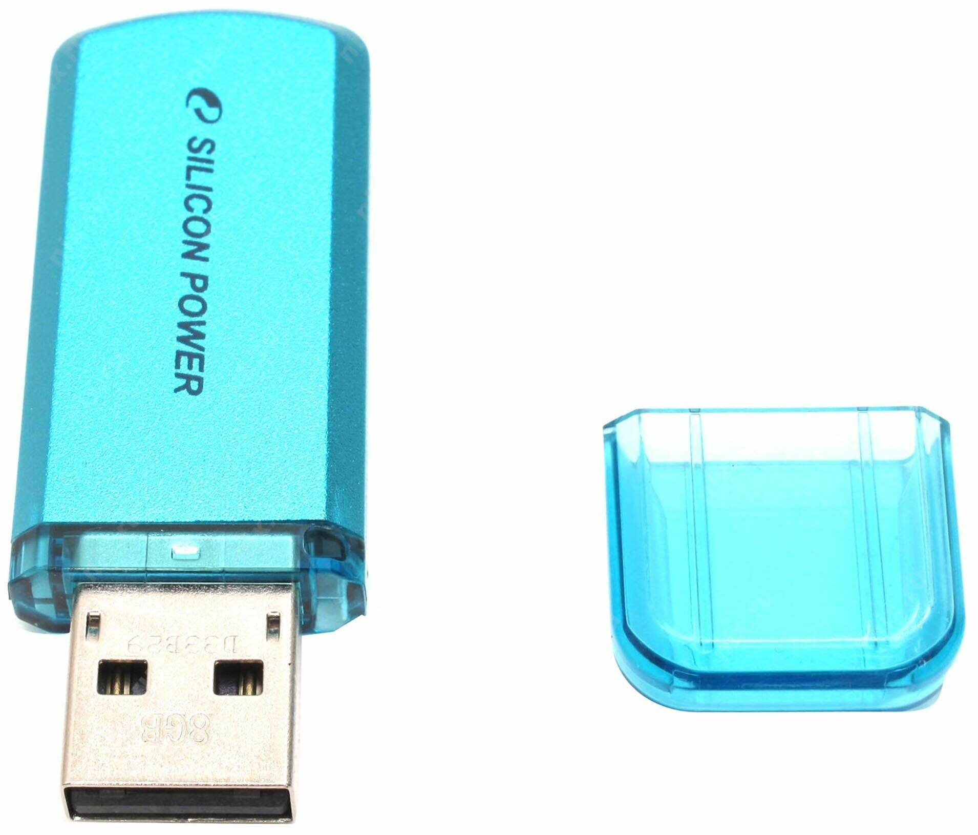 Флеш Диск Silicon Power 32Gb Helios 101 SP032GBUF2101V1B USB2.0 синий