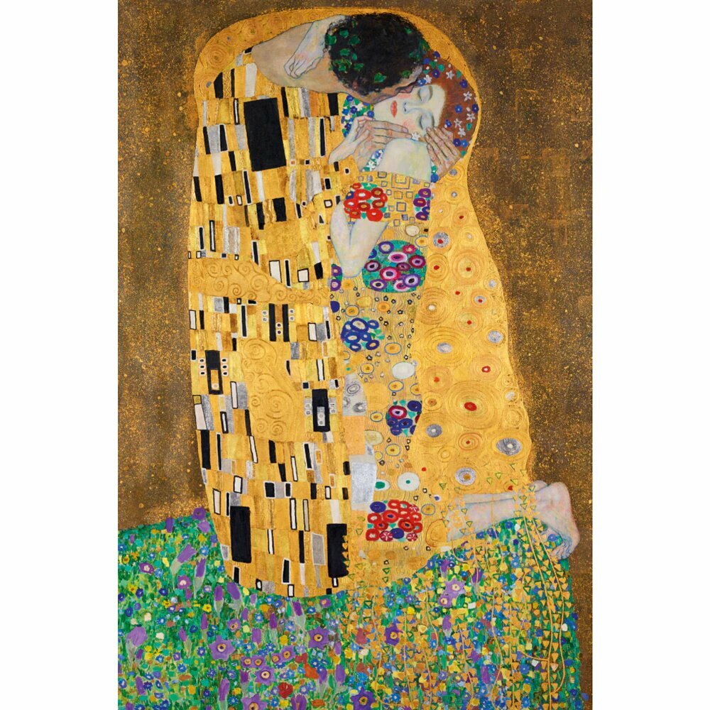 Канвас 70х105 см Поцелуй Густав Климт