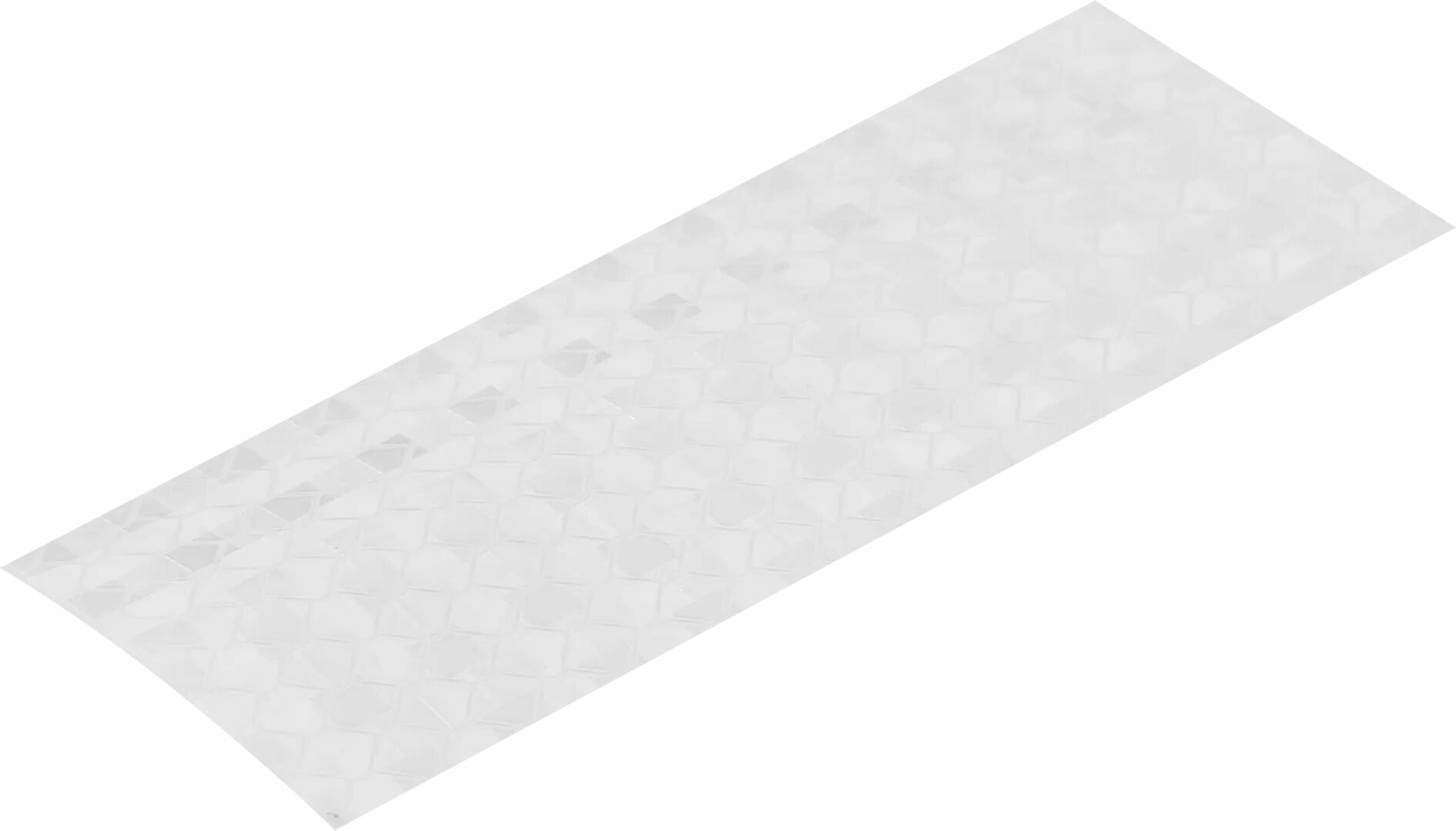 Катафот дорожный прямоугольный 40x100 мм цвет белый