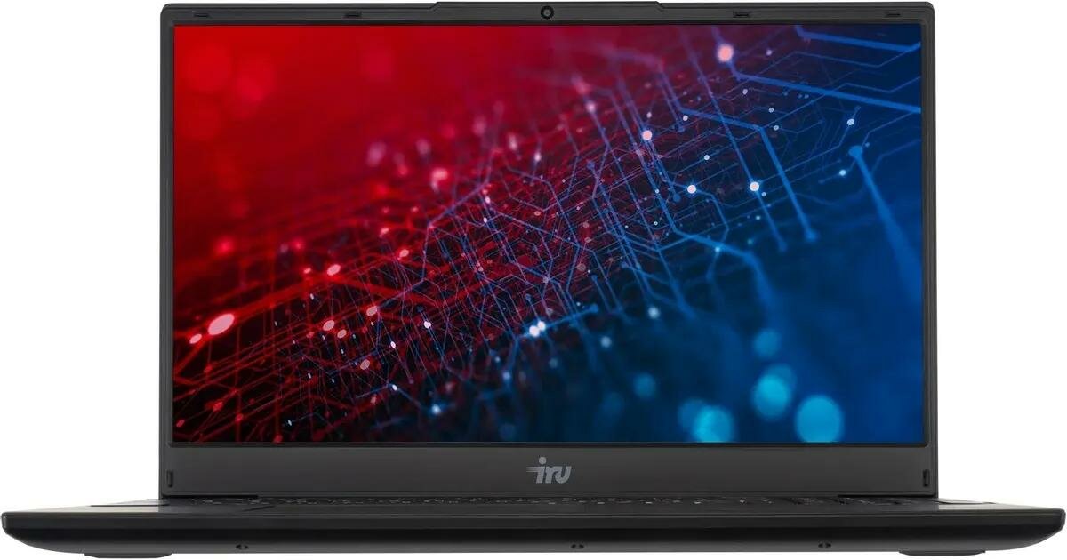Ноутбук IRU Tactio 15ALG Core i5 1235U 16Gb SSD512Gb Intel UHD Graphics 15.6" IPS FHD (1920x1080) Windows 11 Professional black WiFi BT Cam 8000mAh (2019269)