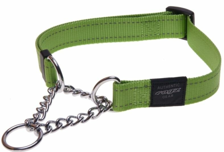 Rogz Полуудавка строгая серия "Utility", размер XL (45-70 см), ширина 2,5 см, лайм