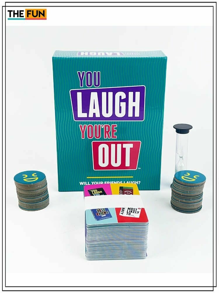 Настольная карточная игра Настольная YOU LAUGH YOU'RE OUT Игра (Карточная) Новая версия игры