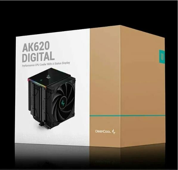 Кулер Deepcool AK620, многоцветная подсветка, гидродинамические подшипники