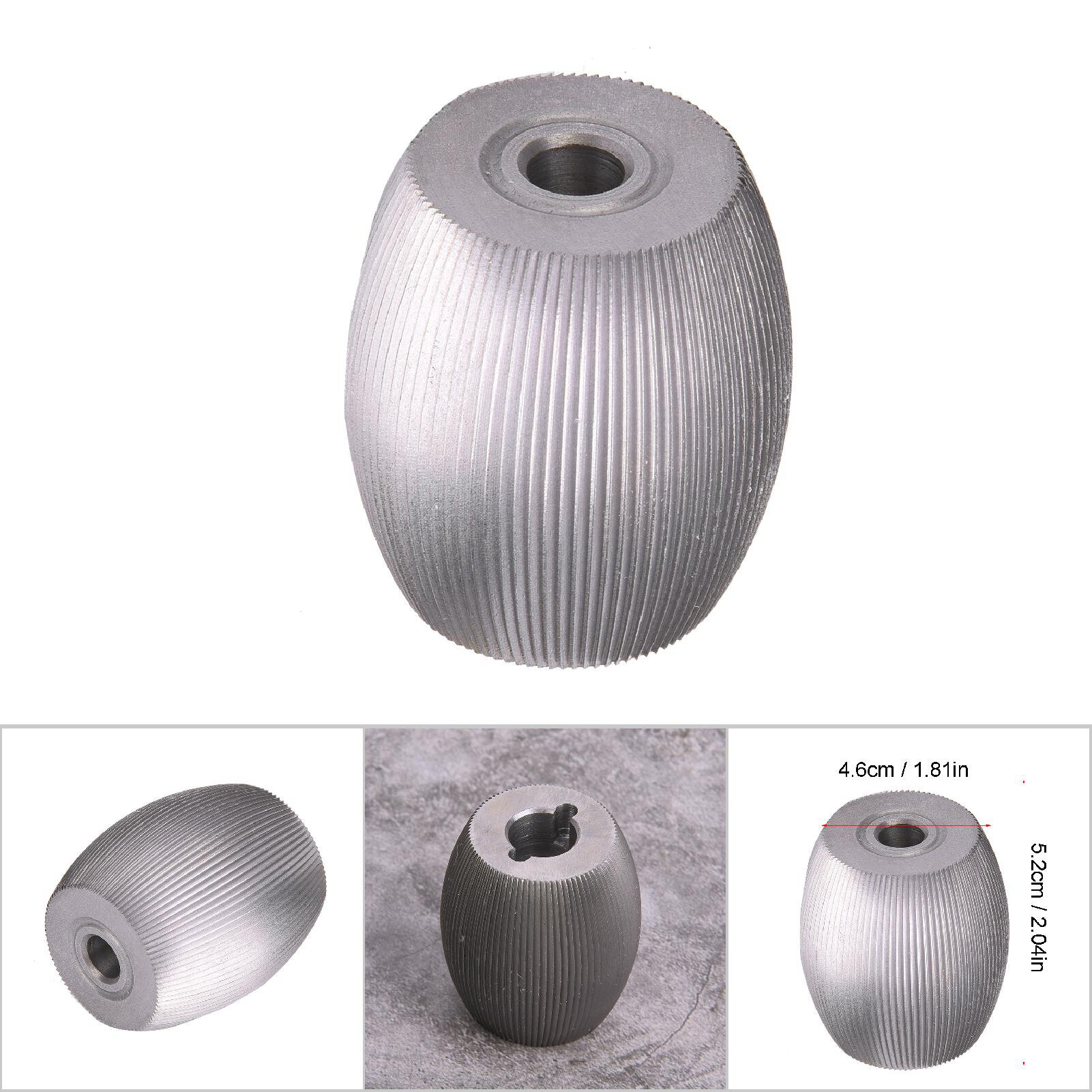 801 Подающие колеса для пилинговой машины Стальное точильное каменное колесо в форме гусиного яйца