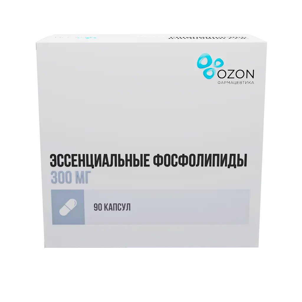 Эссенциальные фосфолипиды капсулы 300 мг 90 шт
