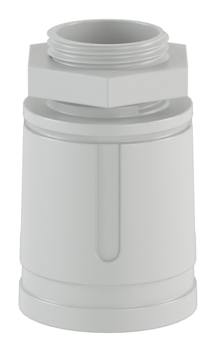 Кабельный ввод DKC / ДКС муфта труба-коробка, пластиковый, серый, M20x1.5, 20мм, IP67 / электрика