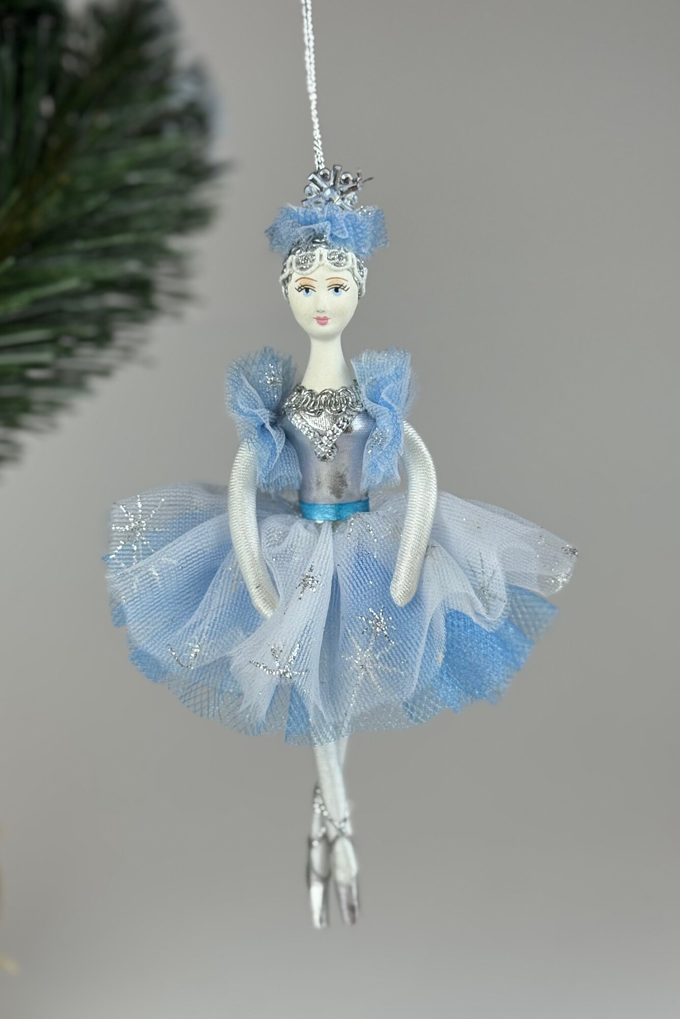 Кукольная мастерская на Ланском Ёлочная игрушка Балерина-Снежинка