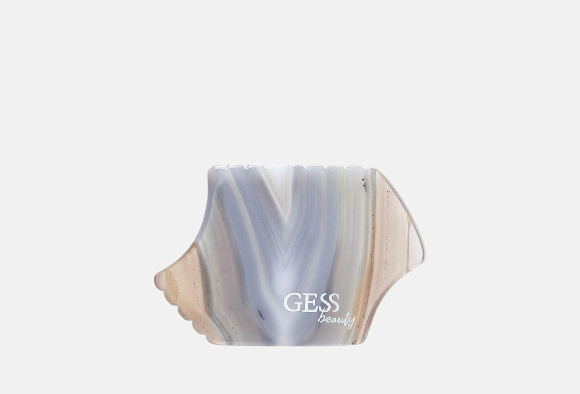 Скребок гуаша из цельного натурального агата GESS Liyan