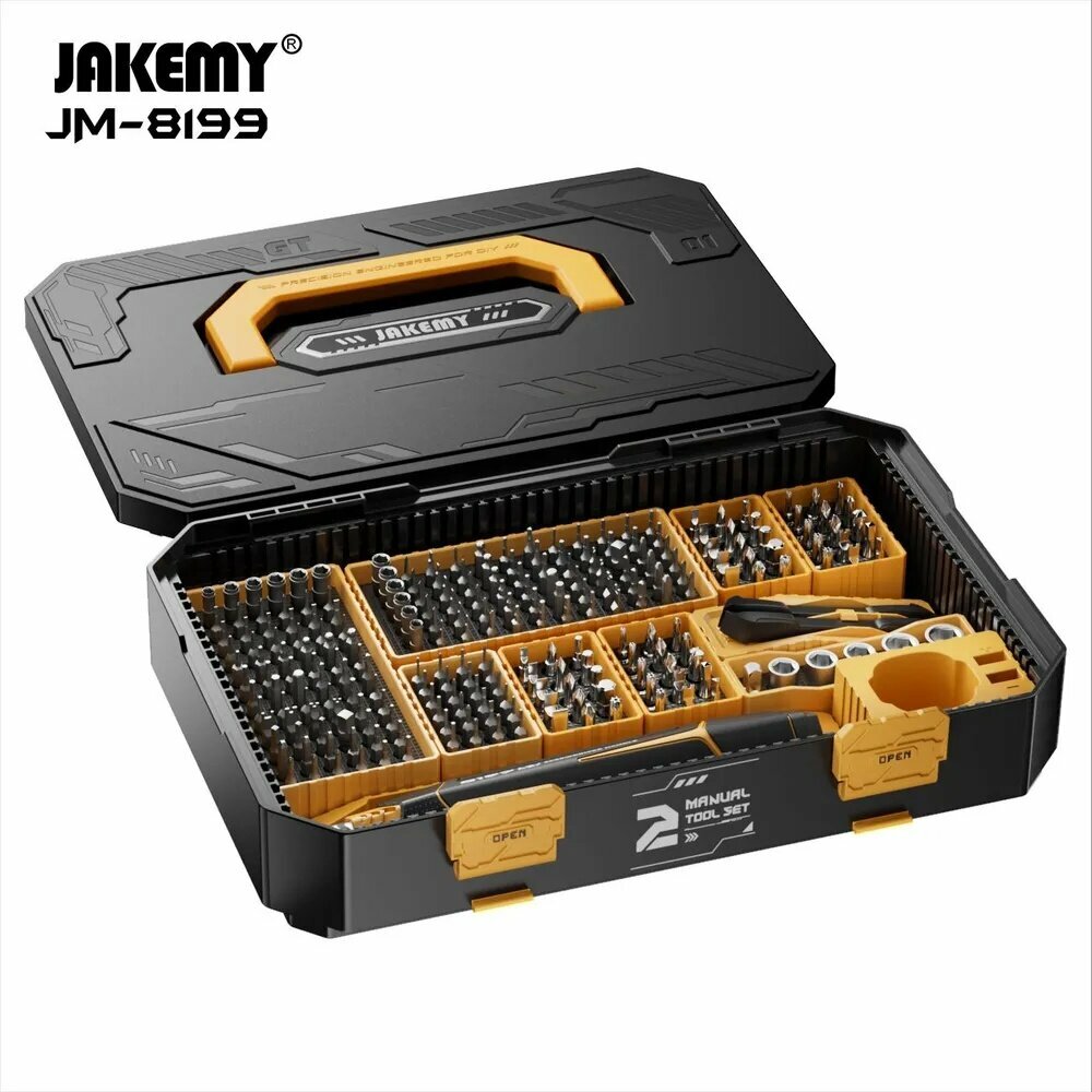 JAKEMY JM-8199 Набор инструментов для домашнего ремонта Ручные отвертки