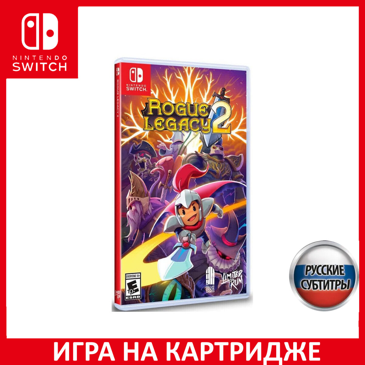 Игра Rogue Legacy 2 (Limited Run) Switch Русская Версия Картридж на Nintendo Switch