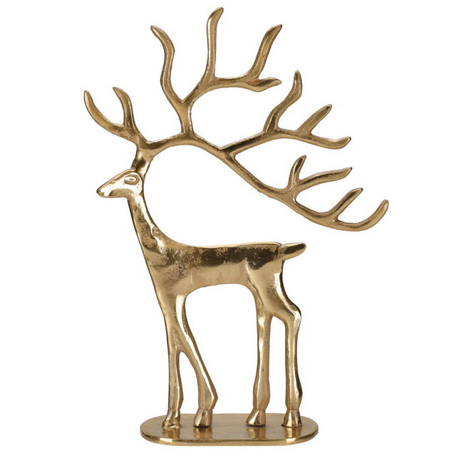 Декоративная фигура Олень Рико 32 см золотой, Koopman, A04610710