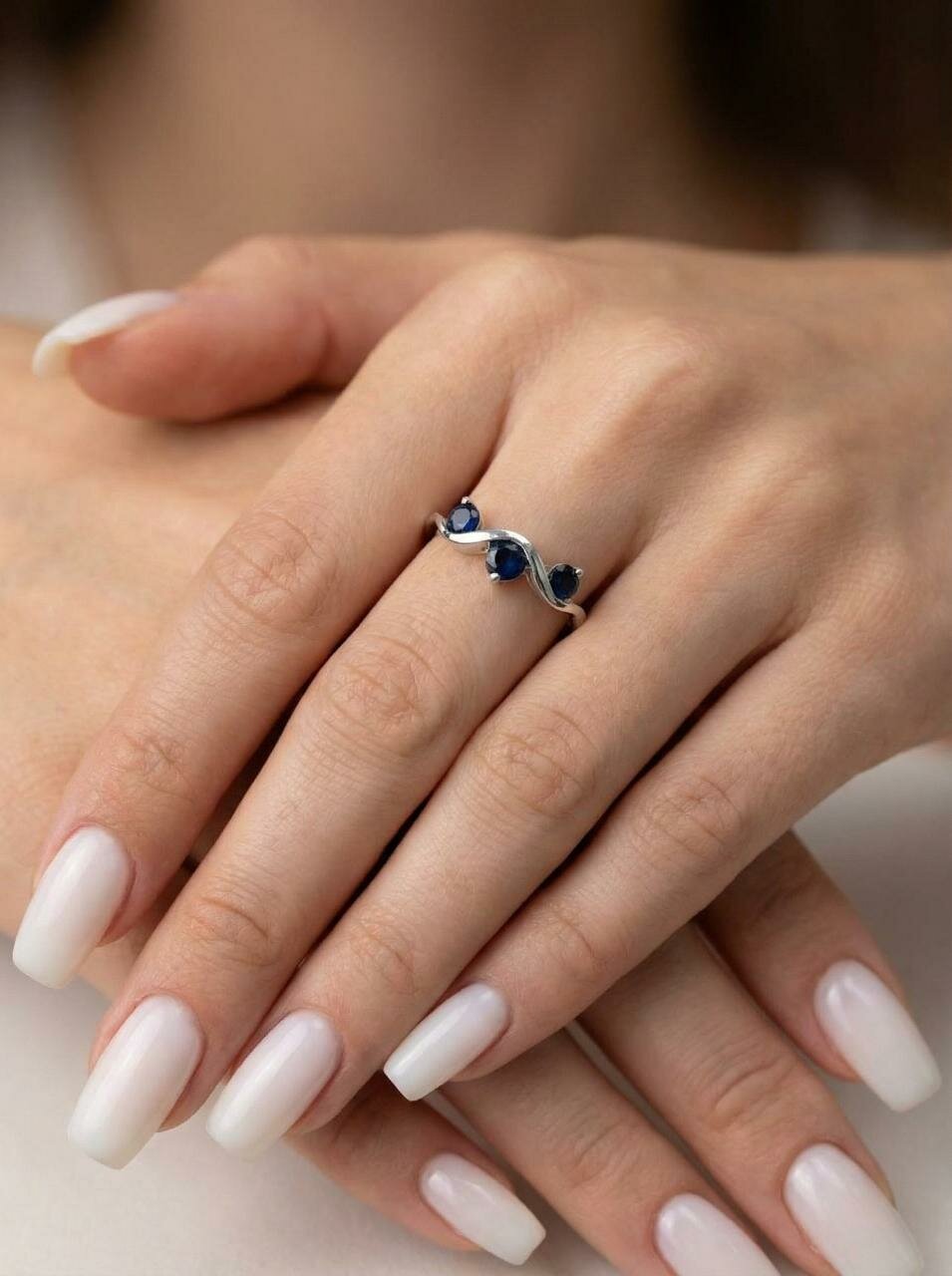 Кольцо дорожка, тонкое, серебро, 925 проба, родирование