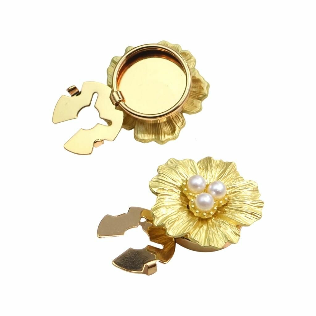 Женские накладки на пуговицы рубашки, манжеты с цветочным узором и сверкающими бриллиантами, золотые и серебряные манжеты, накладки на пуговицы рубашки (2 шт), Желтый