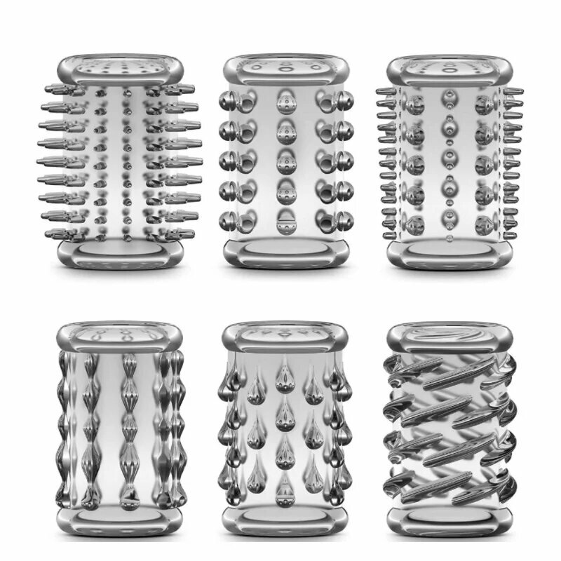 6 шт. кольцо на член, увеличение пениса, рукав, замок, секс-игрушки для мужчин, задержка эякуляции, кольцо для пениса, секс-товары, игры для взрослых