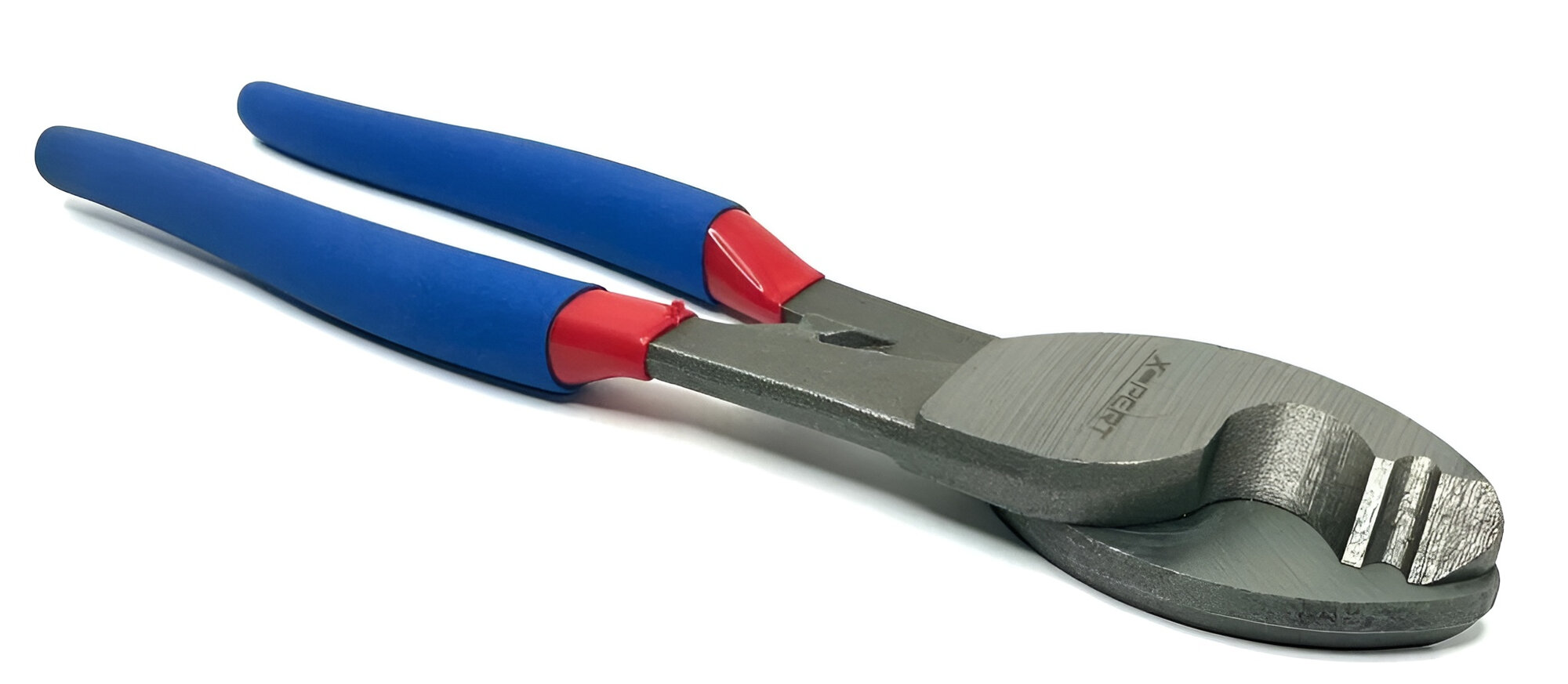 Кабелерез X-PERT 210 мм никелированный, обливные рукоятки, синий