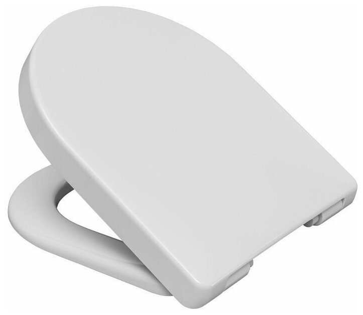 Сиденье "Манта" для унитаза, микролифт, дюропласт, быстросъемное, белое, Haro, арт 536149