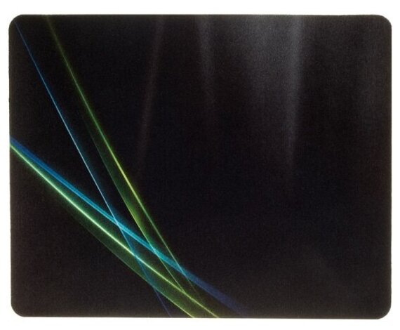 Коврик для мыши Оклик Oklick OK-F0250 рисунок/линии неоновые